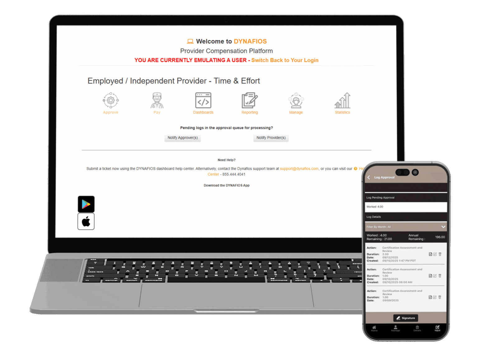 Time and Effort Software Module for Provider Compensation